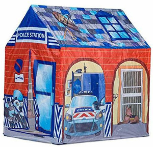 D ETERNAL Police Station Play Tent House FoldableLight Weight Indoor ...