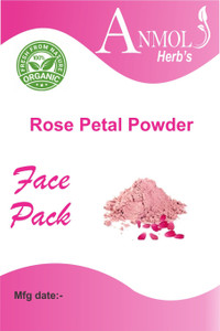 Anmol herbs Rose Petal Powder for Face and Skin 400g - Price in India ...