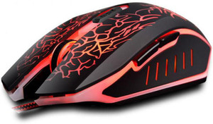 VIBOTON professional Colorful Backlight 3200 Dpi Optical Wired Gaming ...