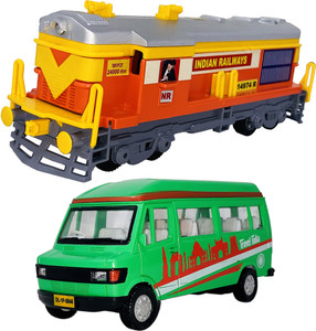 Giftary Pack Of 2 Small Size Plastic Made Indian Miniature Vehicle ...