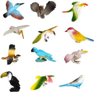 D ETERNAL Beautiful Birds Toy Figure for Kids Playing and Learning Toy ...