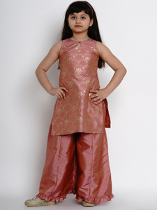 Bitiya By Bhama Girls Festive & Party Kurta and Pallazo Set Price in ...