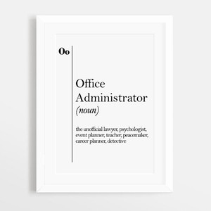 ColossalArtHouse office administration White Motivational Framed Poster ...