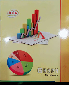 DELTA graph Regular Notebook one side ruled one side graph 52 Pages ...