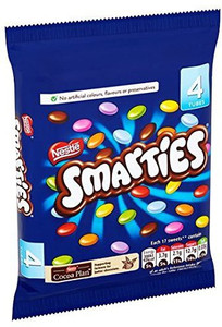 NESTLE Smarties Four Tube (4x38g) Imported Milk Chocolate Candy Price ...