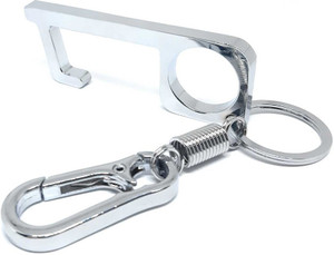 Aura Multipurpose No Touch Key With Belt Hook Heavy Metal Key Chain ...