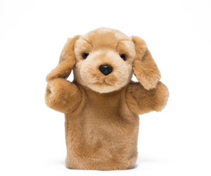 Hamleys Honey Golden Labrador Hand Puppet - 24 cm - Honey Golden ...