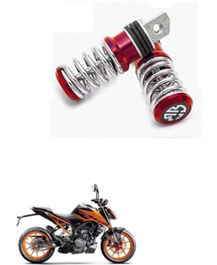 HashZet Spring Coiled Foot Rest Red For KTM Duke 200 Foot Rest Price in ...