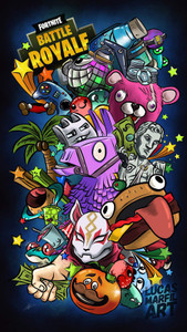 poster of Fortnite gaming and superhero poster room walls( no need of ...