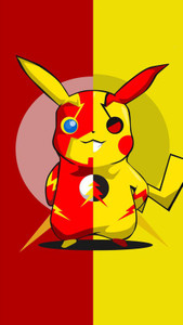 poster of pika pika gaming and superhero poster Paper Print - Gaming ...