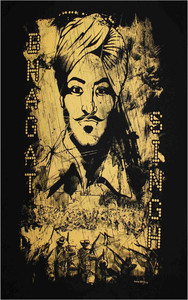 Bhagat Singh Poster for Room M82 Paper Print - Quotes & Motivation ...