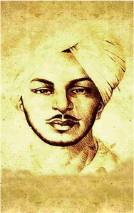 Bhagat Singh Poster for Room M3 Paper Print - Quotes & Motivation ...