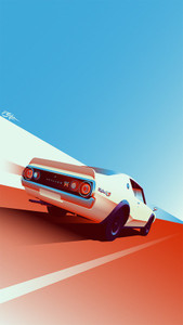 poster of Car Vector Art gaming and superhero poster room walls( no ...