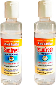 Sunfresh Hand Sanitizer 100ml (Pack of 2) Lemon Price in India - Buy ...