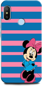WallCraft Back Cover for Redmi Note 6 Pro MINNIE MOUSE, FINE PINK ART ...