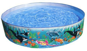 CountryLink Snap Set Paddling Water Pool For Kids 4 ft tub - Snap Set ...