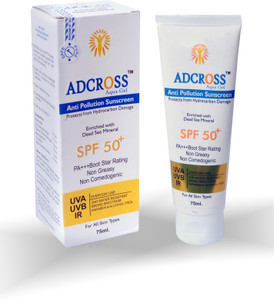 ADCROSS LOTION Sunscreen - SPF 50 PA+++ ADCROSS AQUA GEL - Price in ...