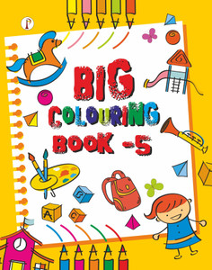 Big Colouring Book 5: Buy Big Colouring Book 5 by Pharos Books at Low ...