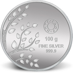 MMTC-PAMP India Pvt Ltd Banyan tree S 9999 100 g Silver Coin Price in ...