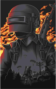 PUBG Wall Poster For Room With Gloss Lamination M80 Paper Print ...