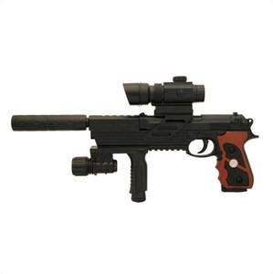 BabyGo Glock Pistol 3 In 1 Laser Toy Gun With Extra 150+ Bullets ...