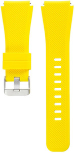 HOURSTAR 22mm Yellow Silicone F-Pin Watch Band STRAP (WATCH NOT ...