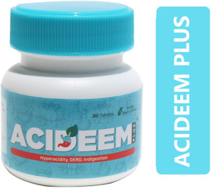 Acideem Plus Tablet For Acidity, Gas, Bloating - 30 Tablets Pack of 1 ...