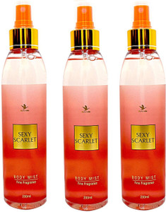 GANS SEXY SCARLET BODY MIST 200ML*3PCS {456} Body Mist - For Women ...