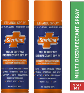 STERIFINE Disinfectant Spray Sanitizer 5 Packs 150 ML- | Flipkart.com
