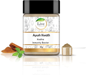 Live immune Ayush Kwath (Kadha) Certified Ayurvedic Herbal Powder for ...