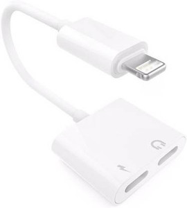 EWELL Lightning Cable 0.05 m 2-in-1 Lightning Splitter Adapter for iOS ...
