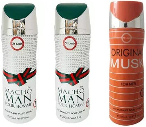 St. Louis Macho Man And Original Musk deodorant Body Spray - For Men ...