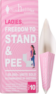 Nichelle Freedom to Stand and Pee Paper Based Disposable Female ...