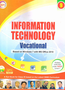 Information Technology Vocational Class 9 ( Based On Windows 7 With Ms ...