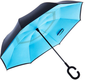 HAIYUN Double Layer Inside-Out Inverted Umbrella and Self Standing ...