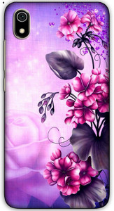 itrusto Back Cover for Mi RedMi 7a, Mi RedMi 7a Flowers PRINTED BACK ...