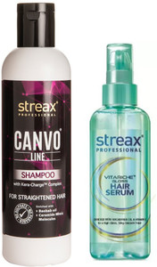 Streax Professional Canvo Line Shampoo ( 250ML ) With Vitariche gloss ...