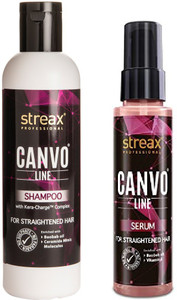 Streax Professional Canvo Line Shampoo ( 250ML )with Serum (100ML ...