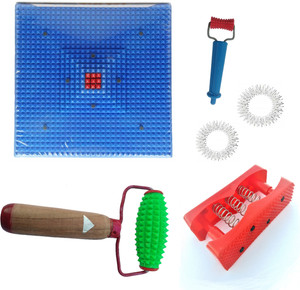 Acs Acupressure Deluxe Mat Acu Therapy Combo Kit Fitness Accessory Kit ...