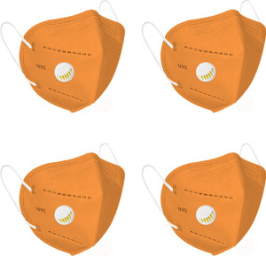 Flipkart SmartBuy N95 Mask Orange (Pack of 4) sb_N95_Respi_Orange_4Pc ...