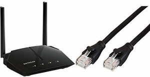 NETGEAR AC1000 Dual Band Smart WiFi Router with AmazonBasics Cat-6 ...