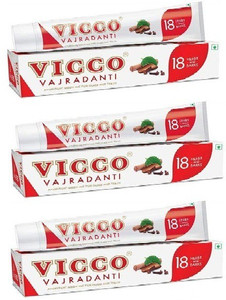 VICCO TOOTH PASTE 100G * 3 (PACK OF 3) Toothpaste - Buy Baby Care ...