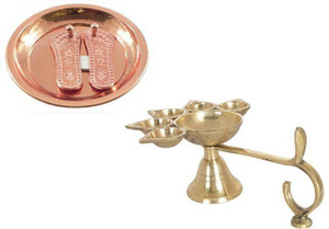 De-Ultimate Combo Of 2 Pcs Shree Maa Lakshmi Charan Paduka ( 1 no ...