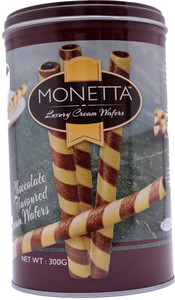 Monetta Wafer - Chocolate Flavoured (pack of 1) Waffles on a stick ...