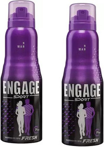 Engage Fresh + Fresh Deodorant Spray - For Men - Price in India, Buy ...