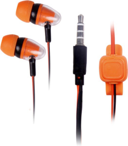 Family Occasion Inspired Design Orange Earphone Wired Price in India ...