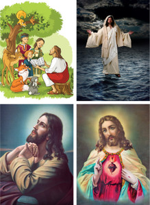 Jesus posters Paper Print - Religious posters in India - Buy art, film ...