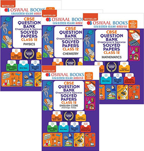 Oswaal CBSE Question Bank Class 12 PCME Combo (Chapterwise & Topicwise ...