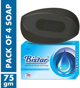 Bistar Coal Tar & Salicylic Acid Soap (4 x 75gm) - Price in India, Buy ...