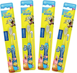 aquawhite SpongeBob Squarepants Tiffany Kids Toothbrush, For Age 3-14 ...